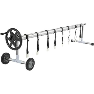 Ktaxon 21ft Solar Cover Reels Set for Inground Outdoor Swimming Pools ...