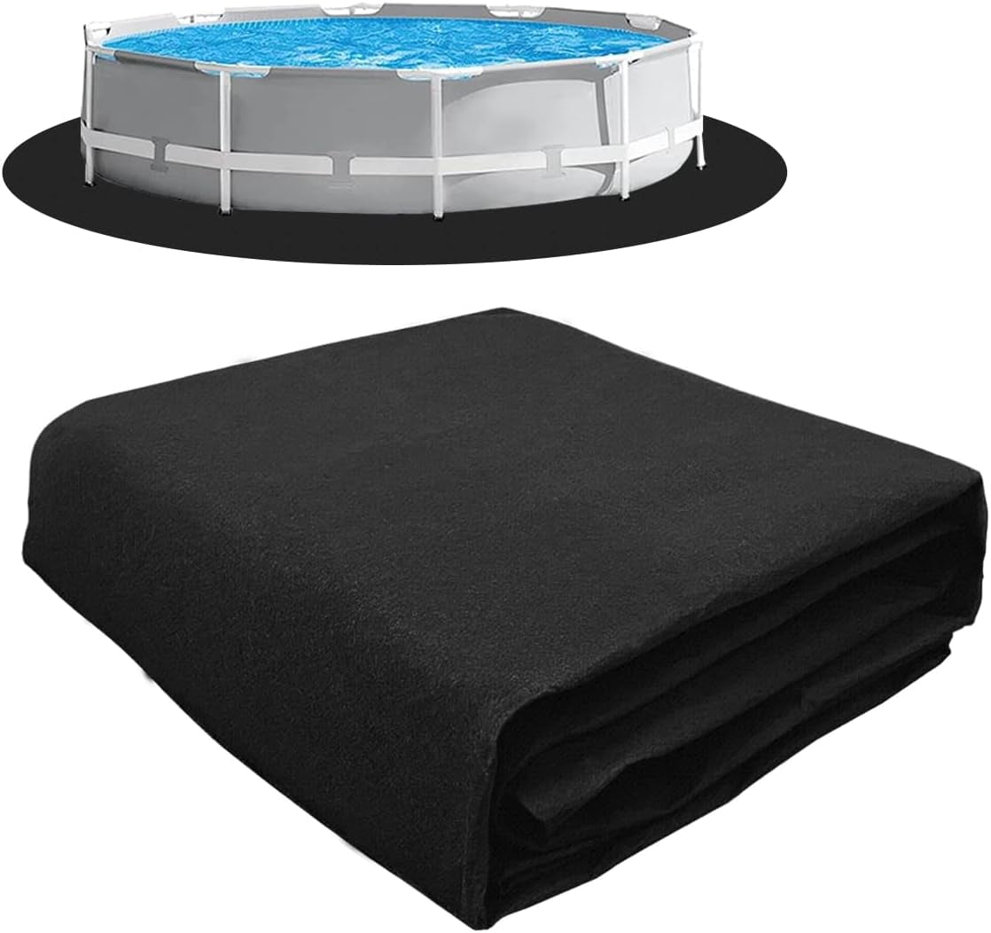 18 Foot Round Swimming Pool Liner Pad Pre-Cut Pool Pads for Above ...