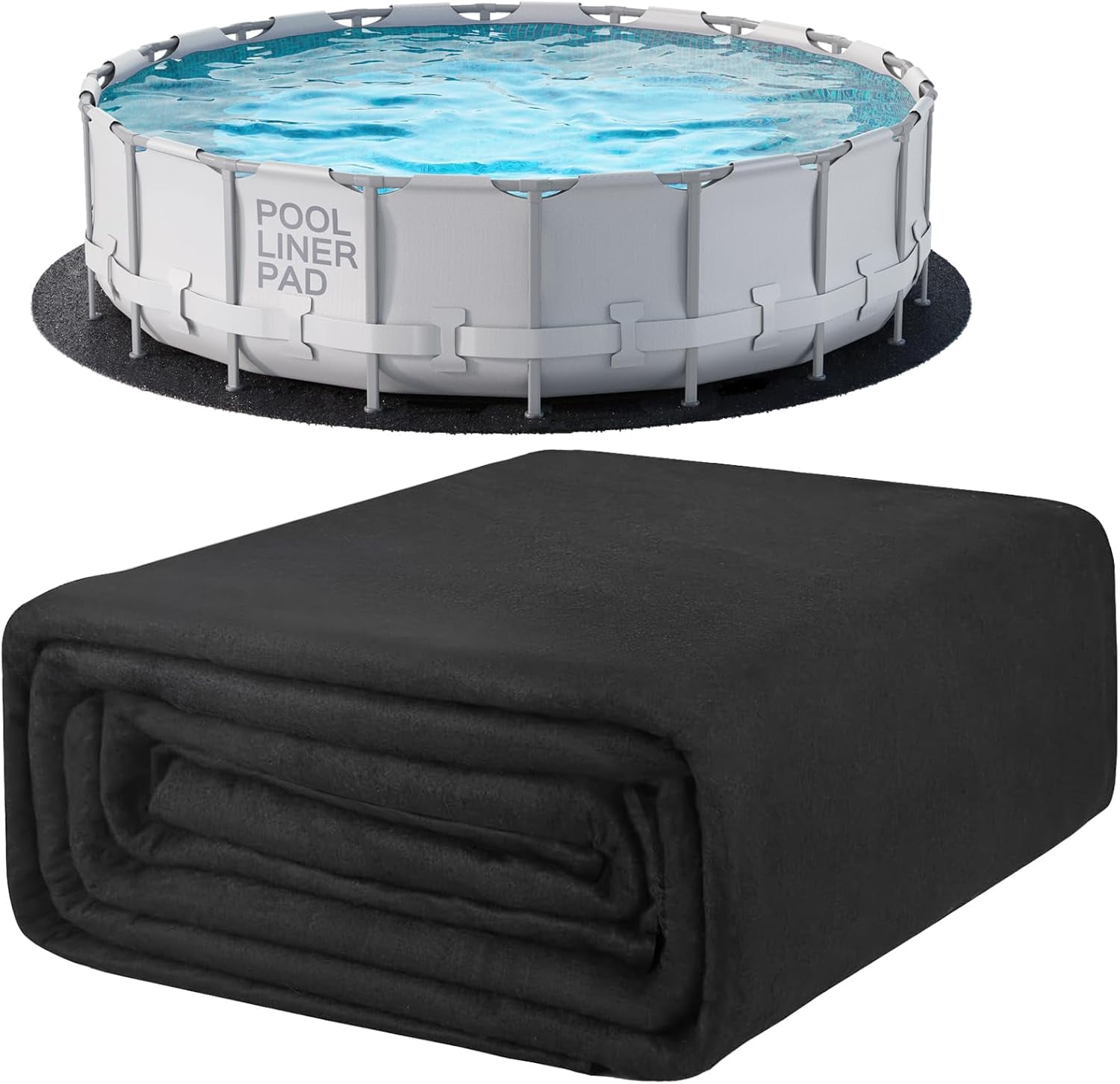 18 Ft Pool Liner Pad, Round Pool Liners for Above Ground Swimming Pools ...