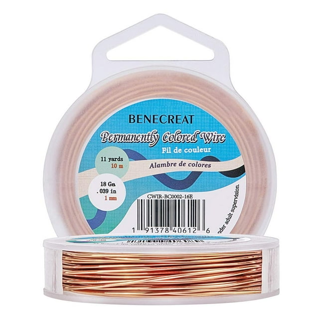 18 Gauge/1mm Bare Copper Wire Solid Copper Wire for Jewelry Craft ...