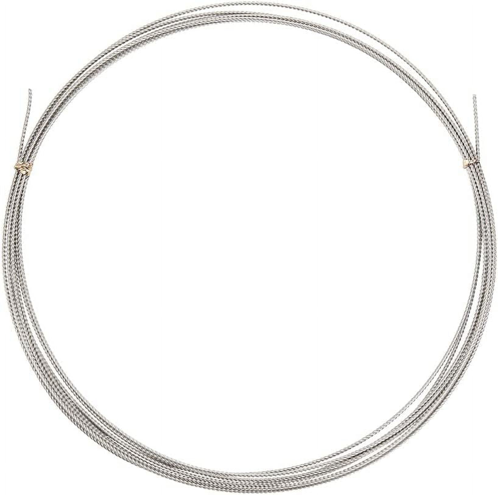 18 Gauge 1mm Stainless Steel Twist Wire 10 Feet Metal Craft Wire Round ...