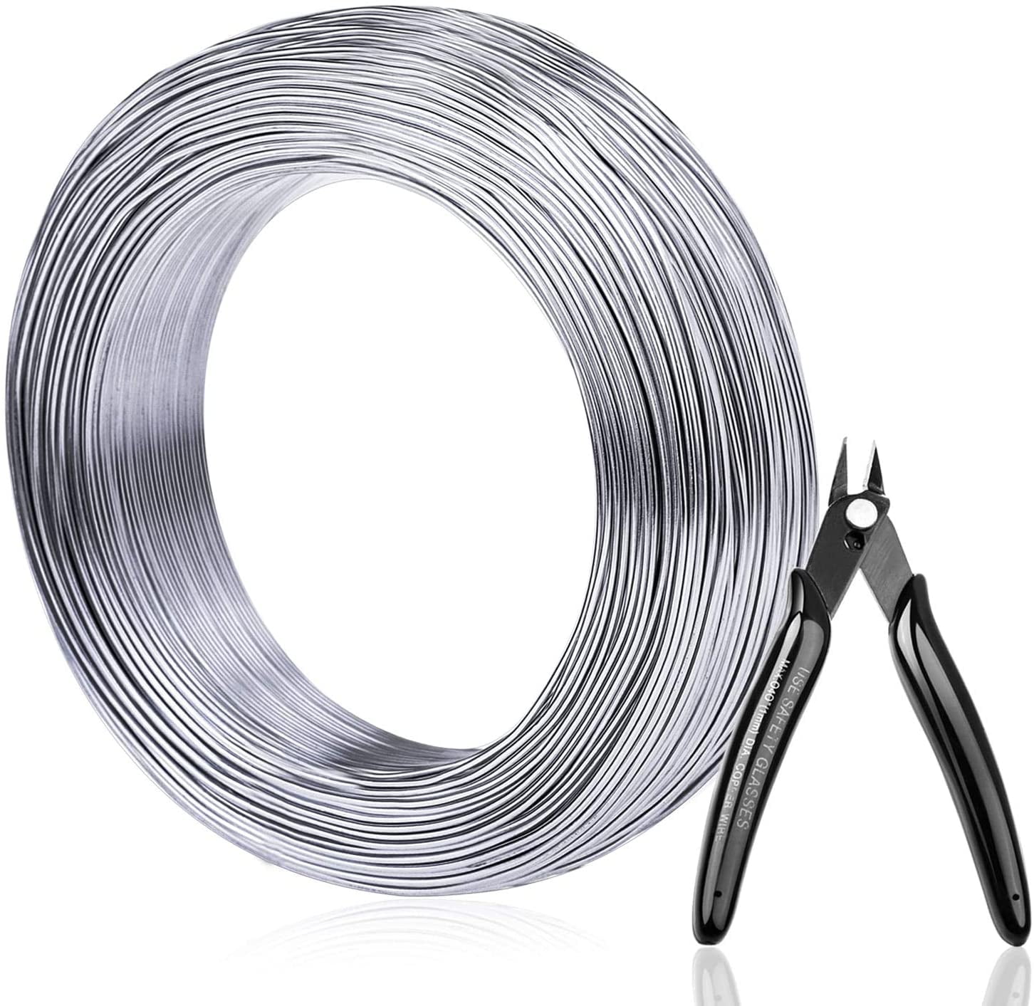 18 Gauge 328 FT Bendable Aluminum Sculpting Wire - 1mm, Silver ...