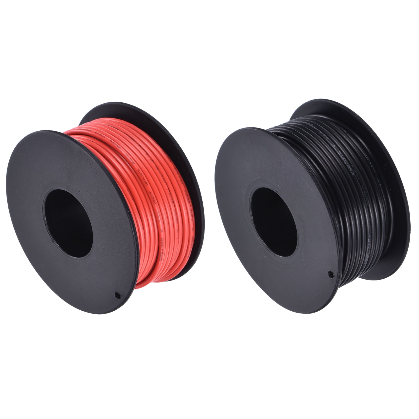 18 Gauge PVC Hookup Wire 15m/49ft 18AWG Flexible Electrical Wire Spool ...