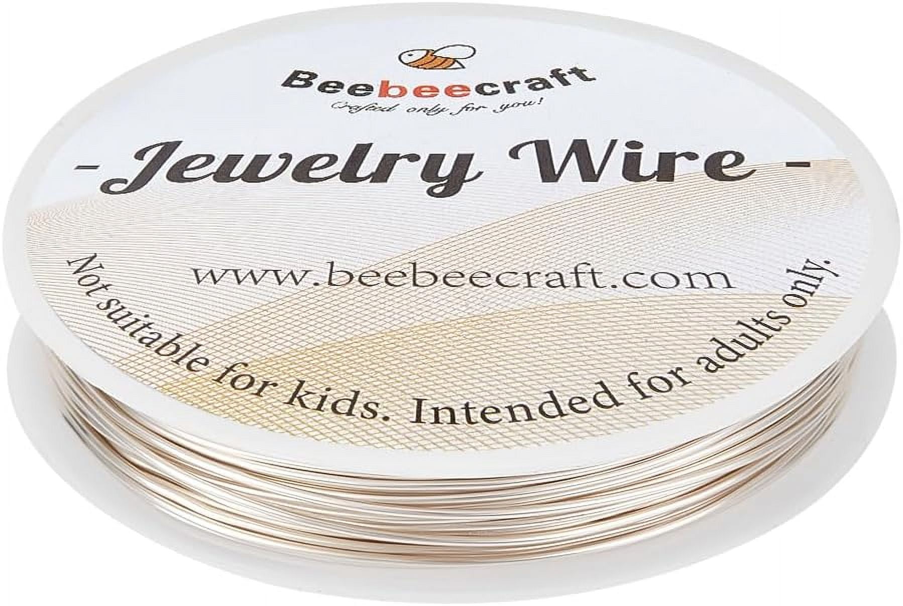 18 Gauge Silver Wrapping Wire Silver Plated Brass 32.81 Feet Resistant ...