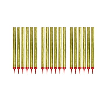 King of Sparklers Gold Bottle Sparklers, Pack of 6 for Weddings ...