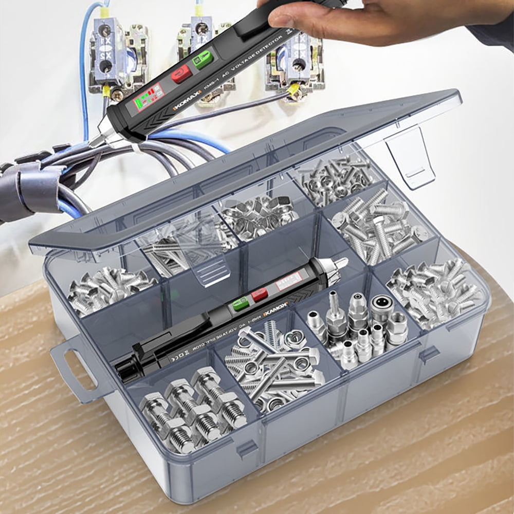 18 Grids Screw Storage Box Adjustable Classification Grid Toolbox ...