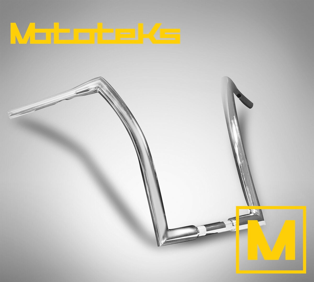 18" HARLEY APE HANGERS BARS CHROME HANDLE BARS FAT 1-1/2" DNA MONSTER ...