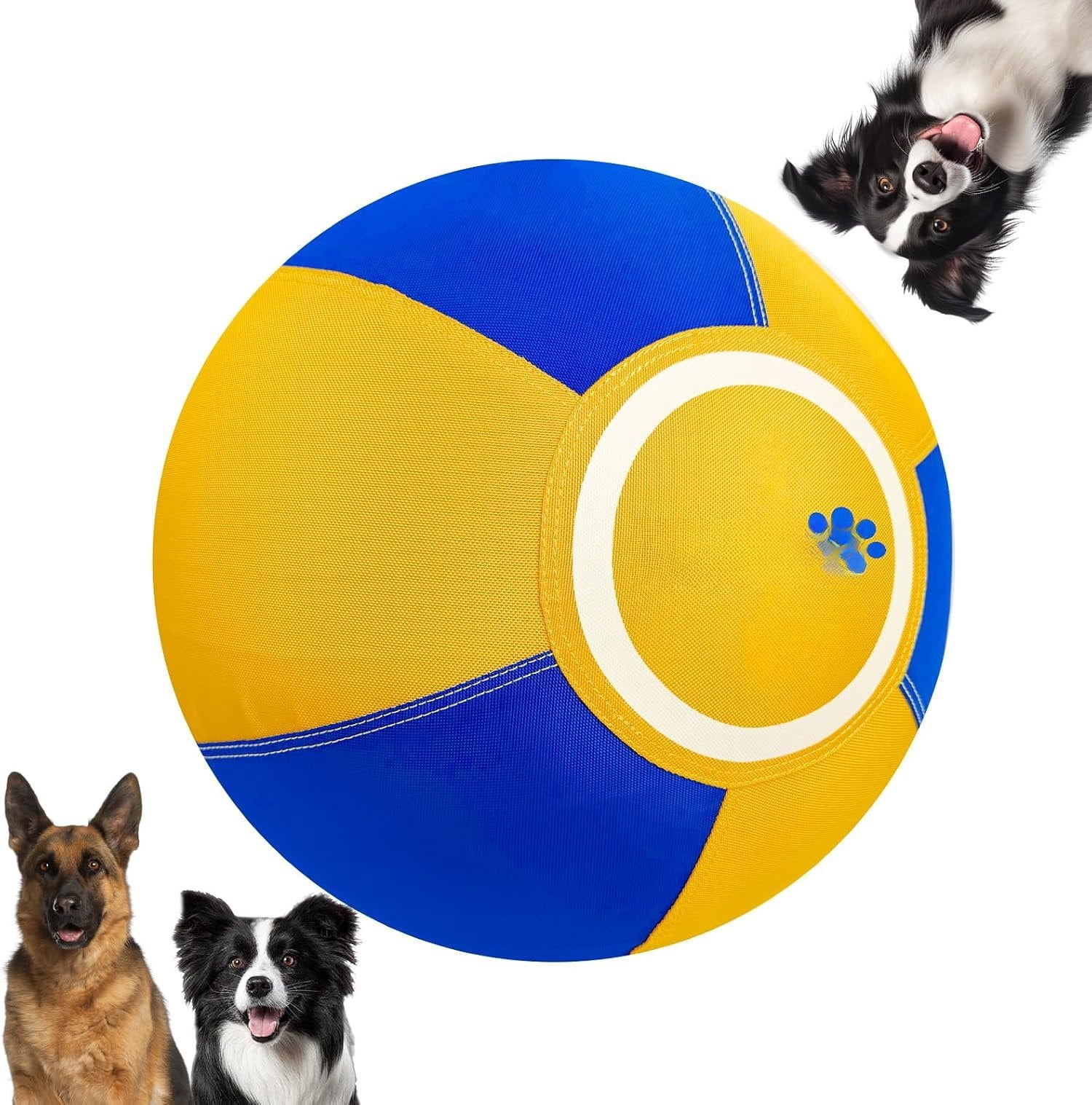 18" Herding Ball for Dogs, Extra Thick Double-Layer Outdoor with ...
