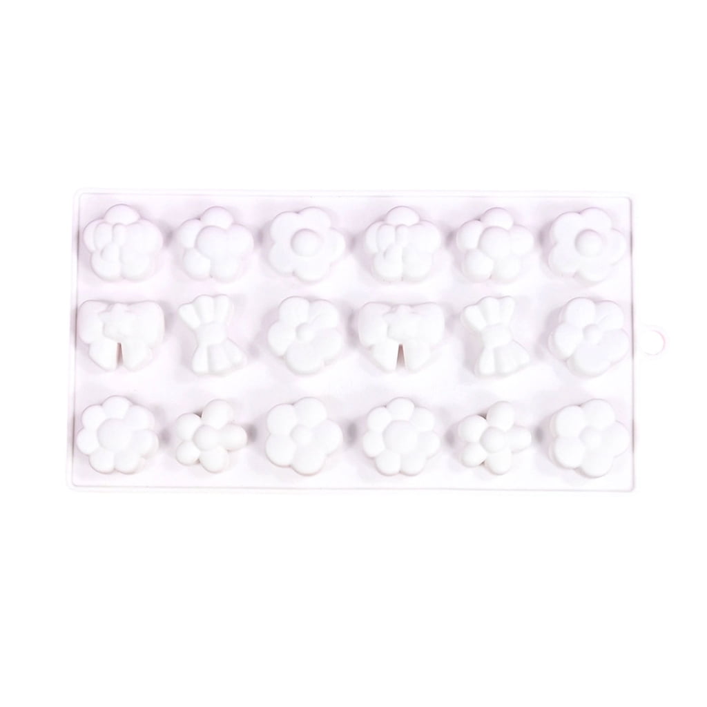 18 Hole Bows And Flower Silicone For Efficient Chocolate Candy And ...