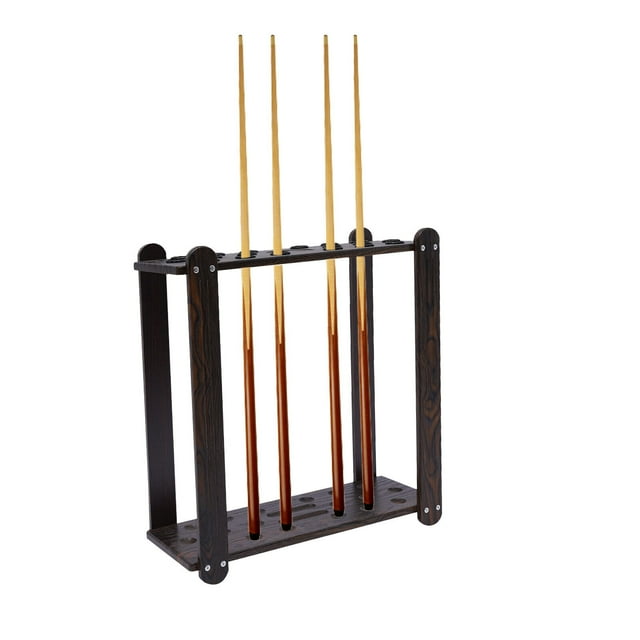 18-Hole Floor Stand Billiard Pool Cue Racks for School/Home/Club ...