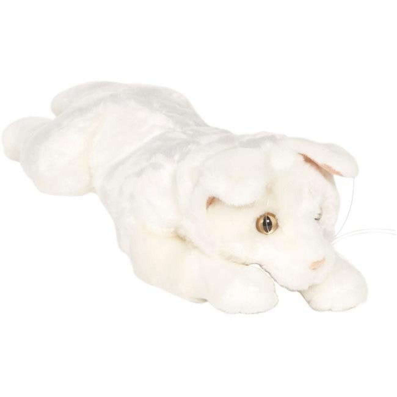 18 In. Cat - White, Lying, Animal Puppet - Walmart.com