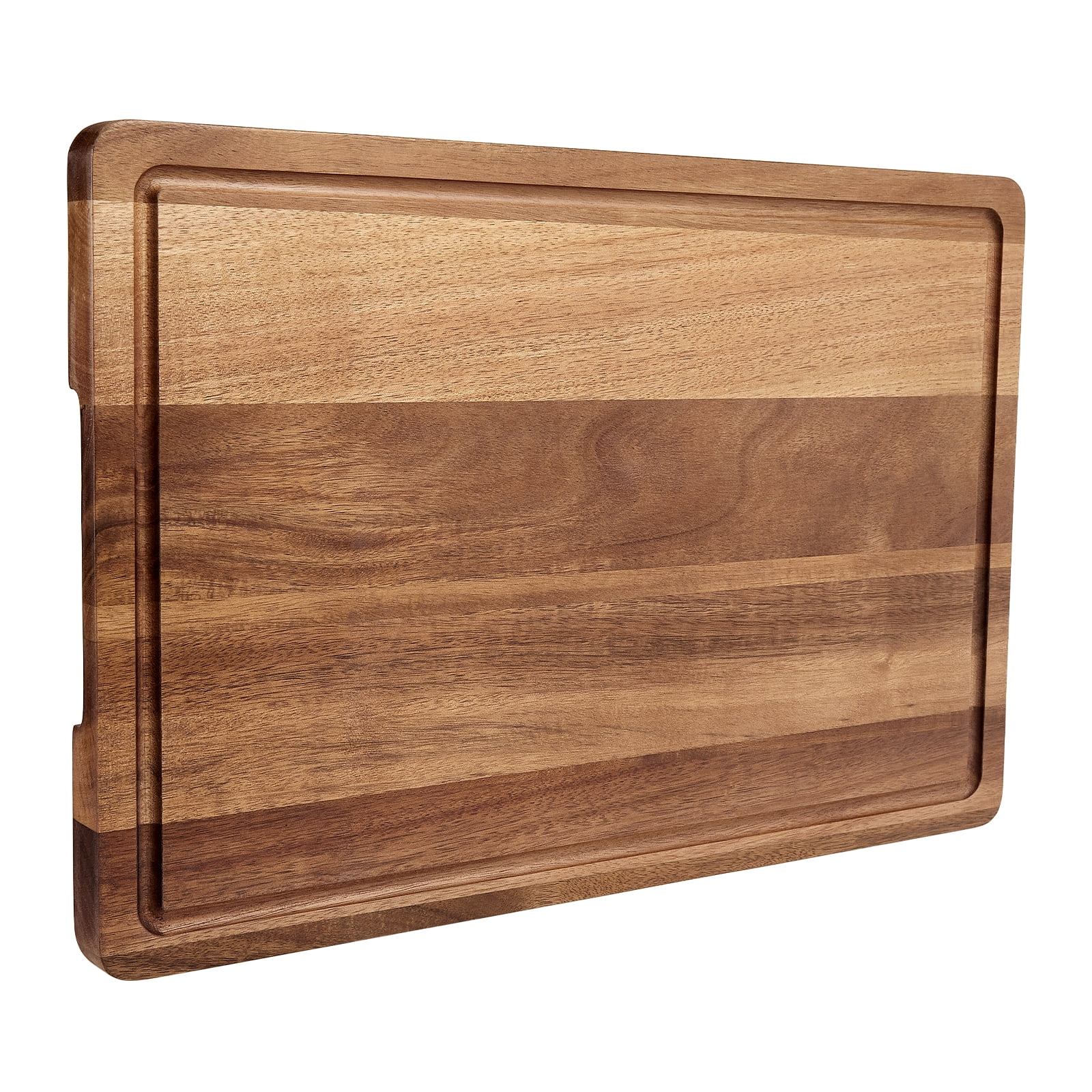 18 Inch Acacia Wood Chopping Board, Large Cutting Board for Kitchen ...