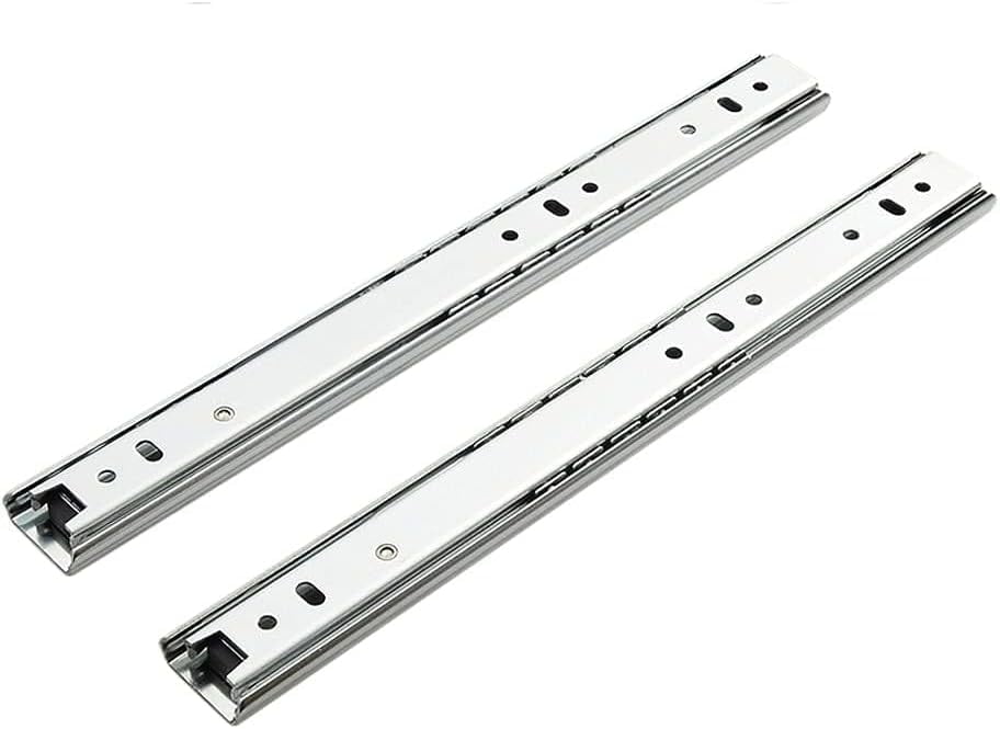 18 Inch Ball Bearing Slides, 1 Pair 46mm Width with 2 Brackets, 1.5 ...