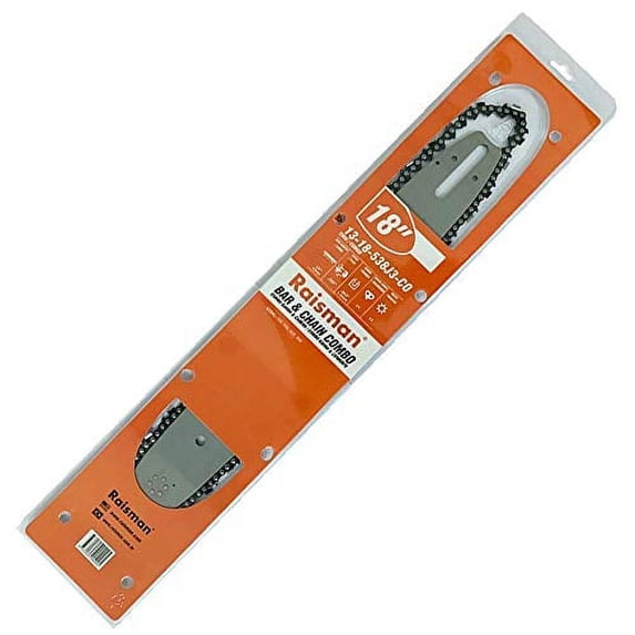 18-Inch Bar & Chain (.325" Pitch, .063" Gauge, 74 DL) Compatible with ...