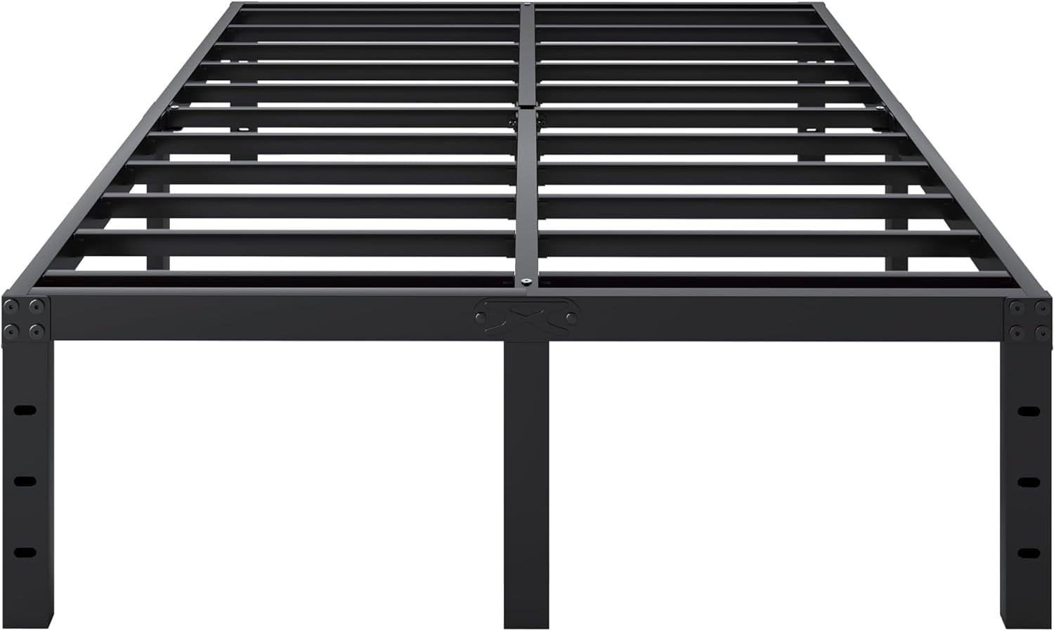 18 Inch Bed Frame Queen Size, Heavy Duty Queen Bedframe Metal Platform ...