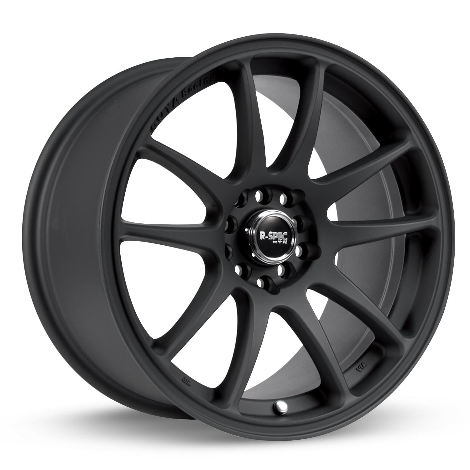 18 Inch Black Alloy Wheel Rim for Ford Mustang, RTX 81276 18x8.5 5x100 ...