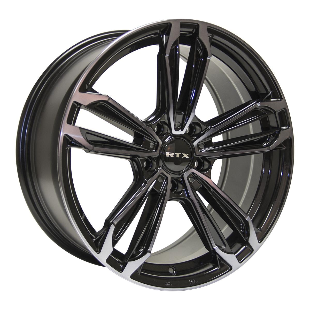 18 Inch Black Alloy Wheel Rim for GMC Terrain, RTX 82814 18x8 5x114.3 ...