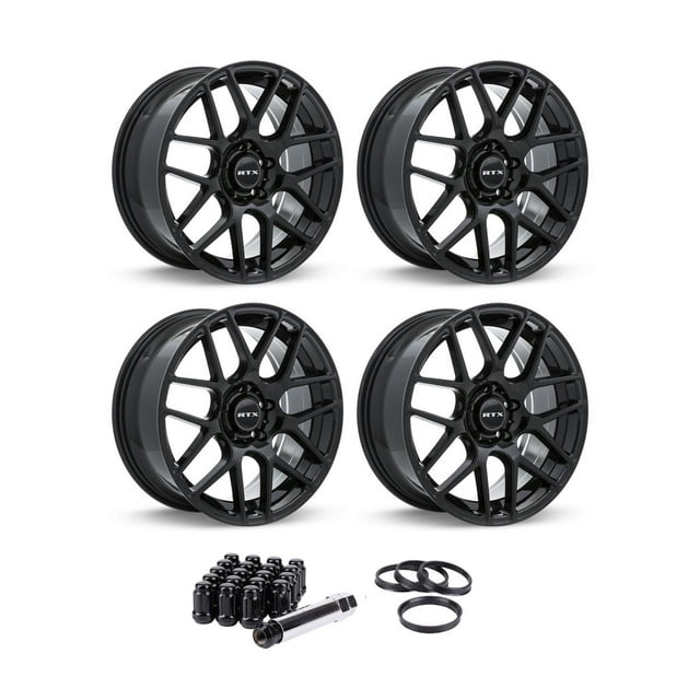 18 Inch Black Rims (Set of 4) for 2015-2023 Audi Q3, RTX 82757-BA ...