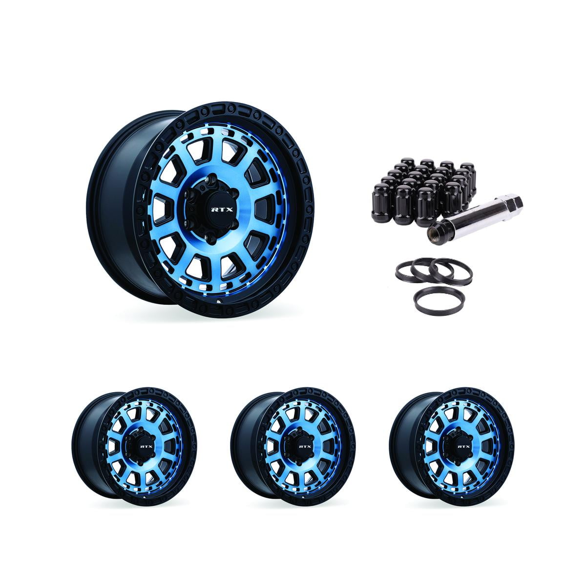 18 Inch Blue Rims (Set of 4) for 2023-2024 Toyota Sequoia, RTX 163801 ...