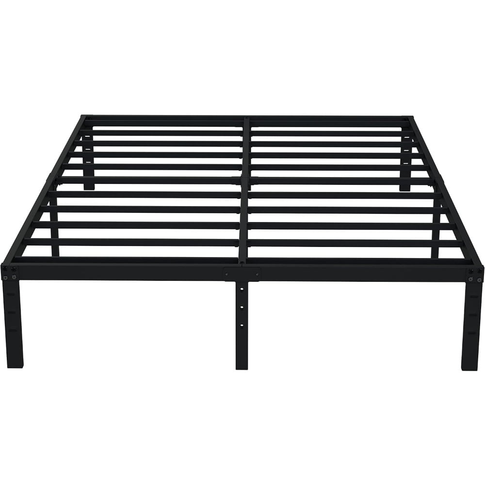 18 Inch California King Metal Bed Frame-Heavy Duty, Tall, with Large ...