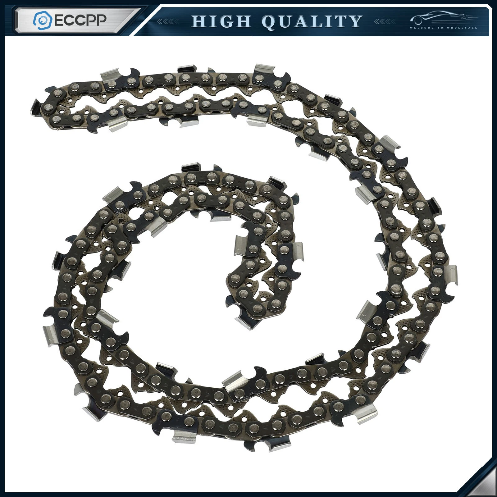 18 Inch Chainsaw Chain 3/8 .050 66Dl Full Chisel For Echo Stihl Poulan ...