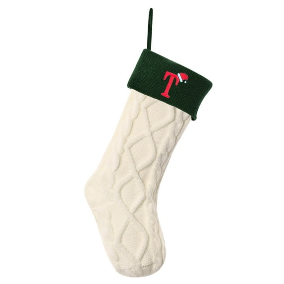 18-Inch Christmas Stockings, Knitted Letter Design With Stitched ...