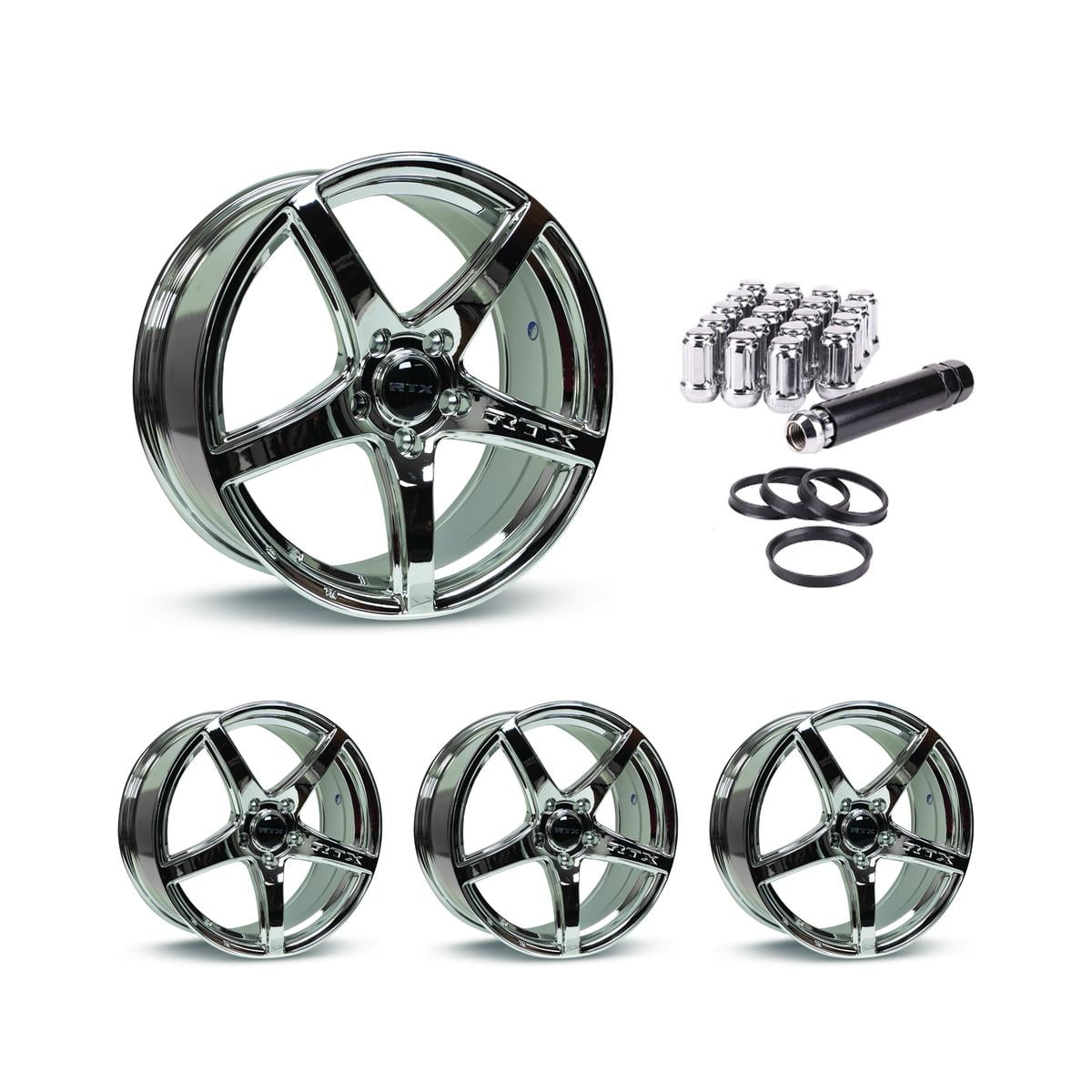 18 Inch Chrome Rims (Set of 4) for 2023-2024 Genesis Electrified G80 ...