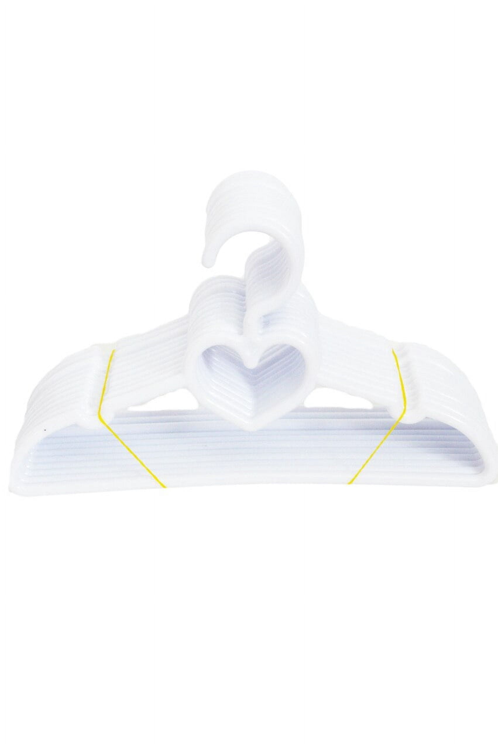 18 Inch Doll Clothes Hangers- 12 Pc White Heart Hangers- Fits 18 Inch ...