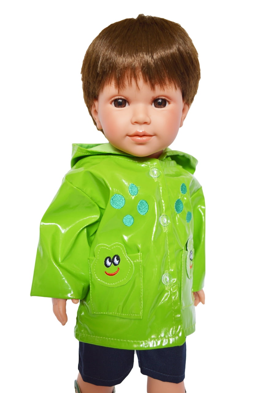 18 Inch Quality Doll Clothes - Whimsical Animal Patterned Raincoat with ...
