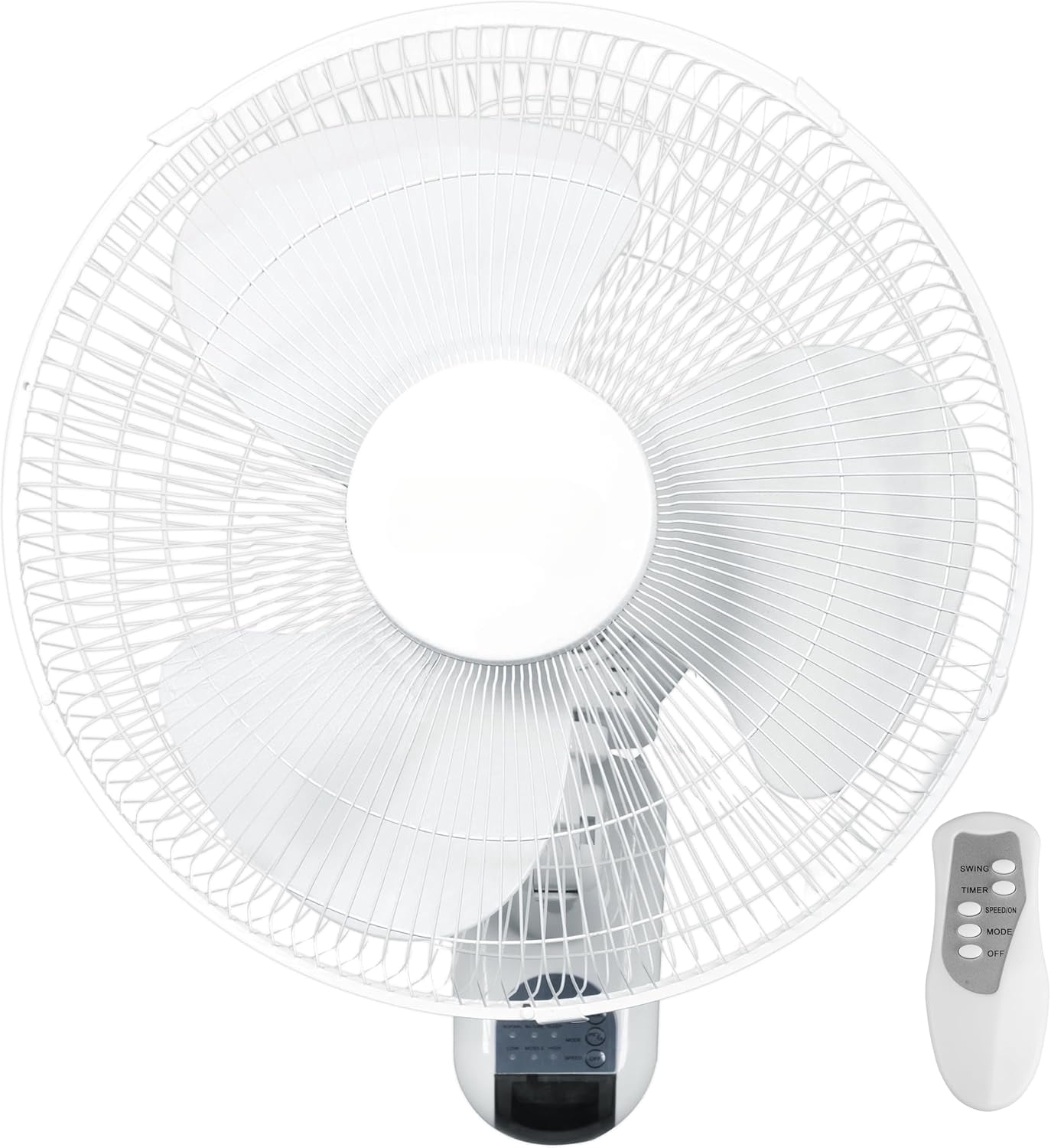 18 Inch Garage Wall Mount Fan, 3-speed High Velocity Metal Industrial ...