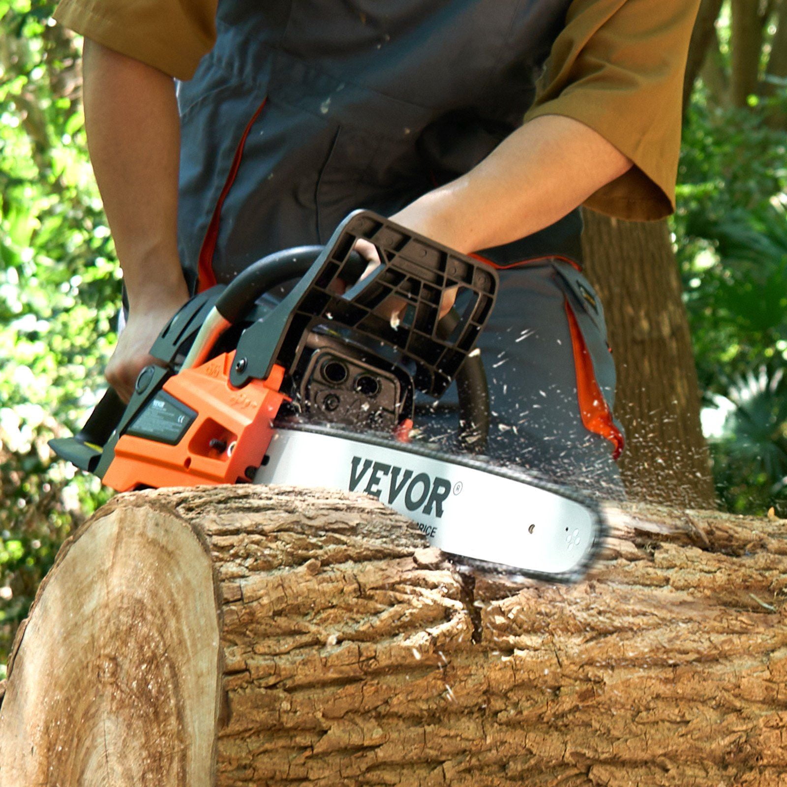 18 Inch Gasoline Chainsaw 52CC - High Performance Gas Powered Chain Saw ...
