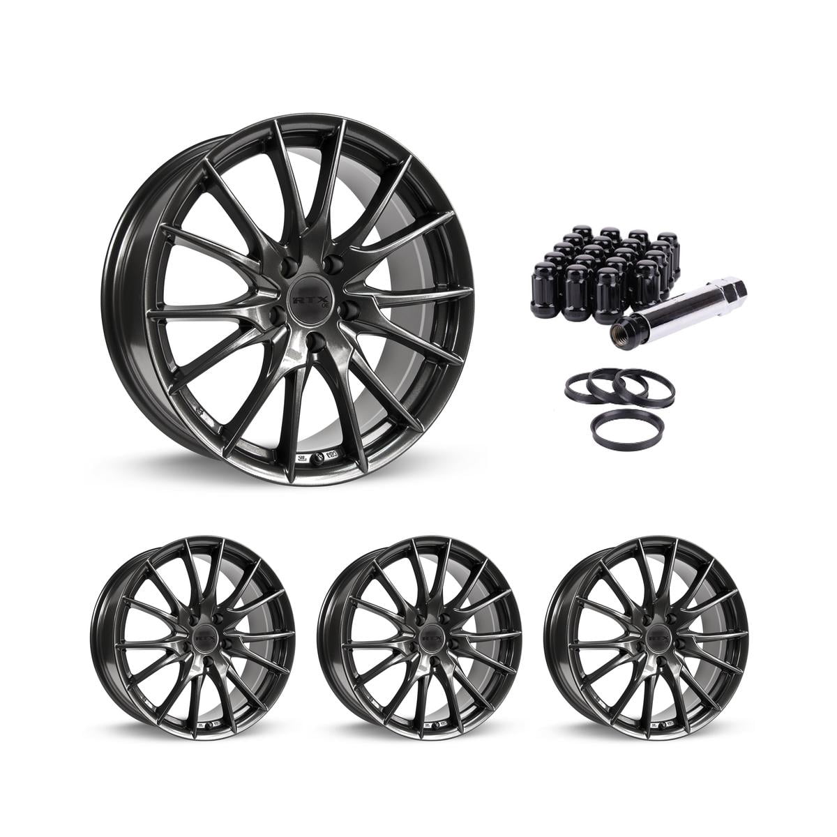 18 Inch Granite Rims (Set of 4) for 2011-2017 Nissan Juke, RTX 81055-JX ...