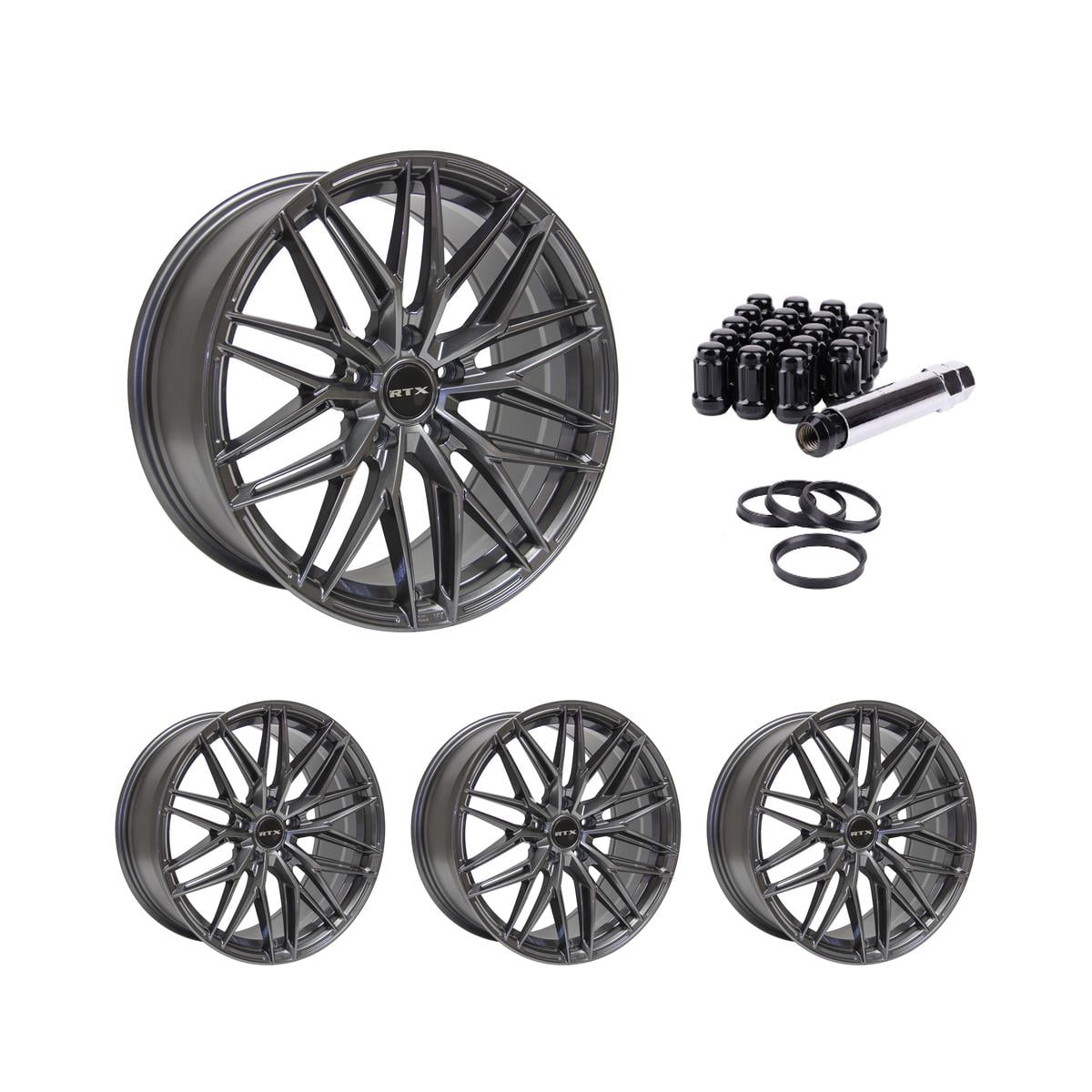 18 Inch Granite Rims (Set of 4) for 2014-2015 Chevrolet Cruze, RTX ...