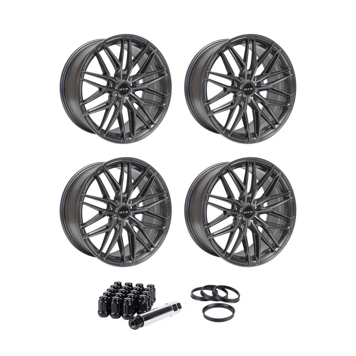 18 Inch Granite Rims (Set of 4) for 2014-2016 Cadillac ELR, RTX 82802 ...