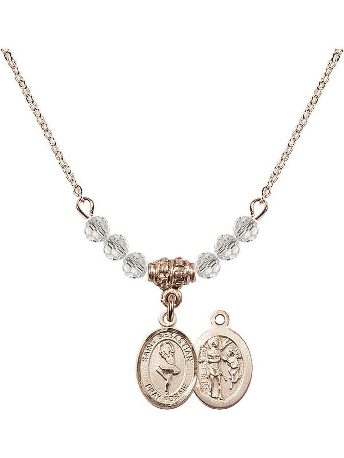 18-Inch Hamilton Gold Plated Necklace w/ 4mm Light Purple February ...