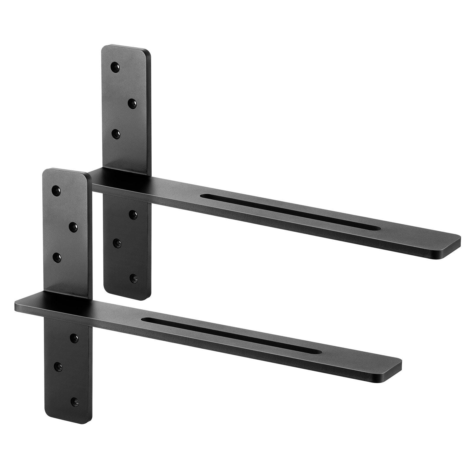 18 Inch Heavy Duty Shelf Brackets (2 Pack), 457.2 mm Floating Shelf ...