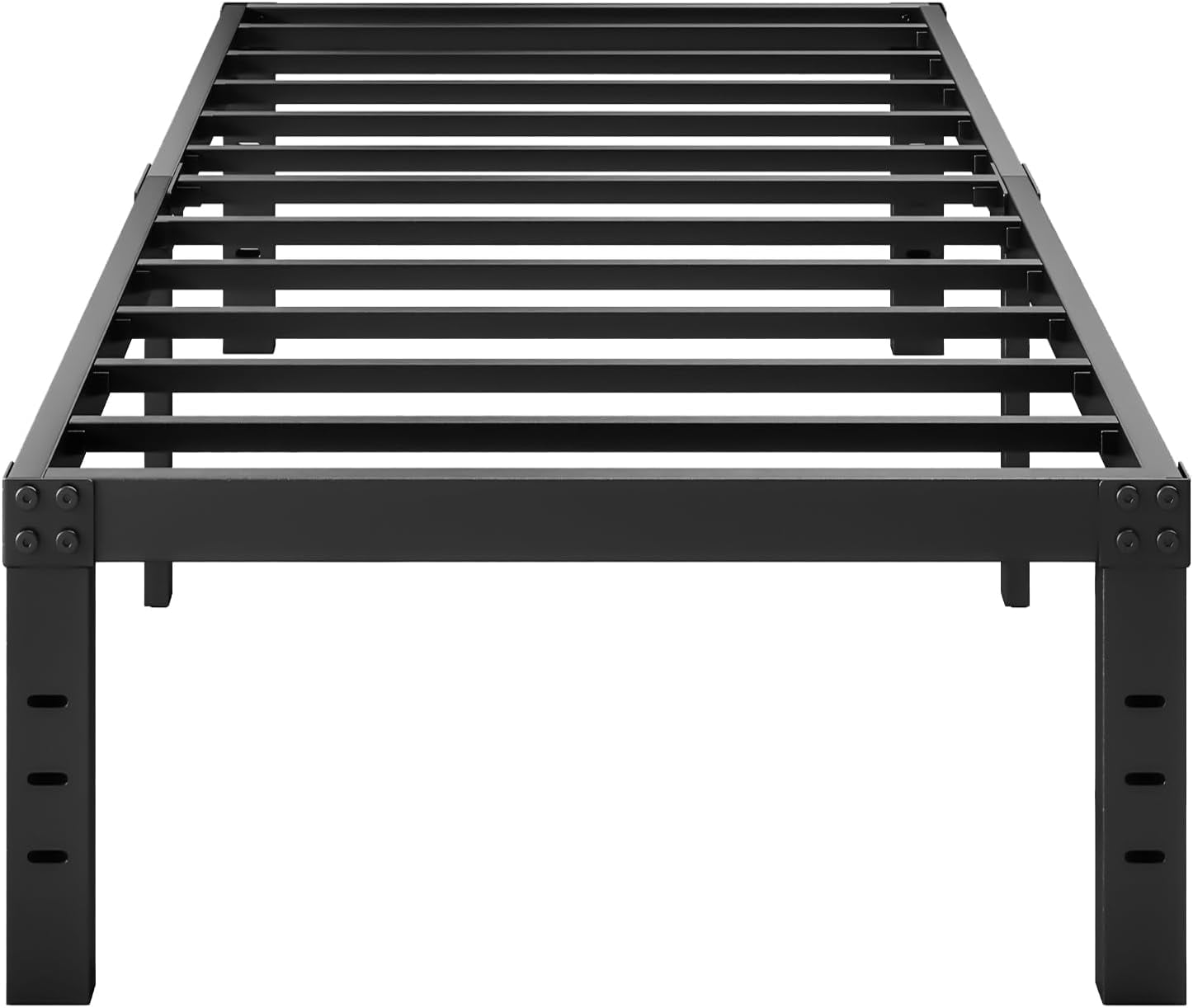 18 Inch High Twin Bed Frame IYTDJNB Box Spring Needed Platform Metal ...