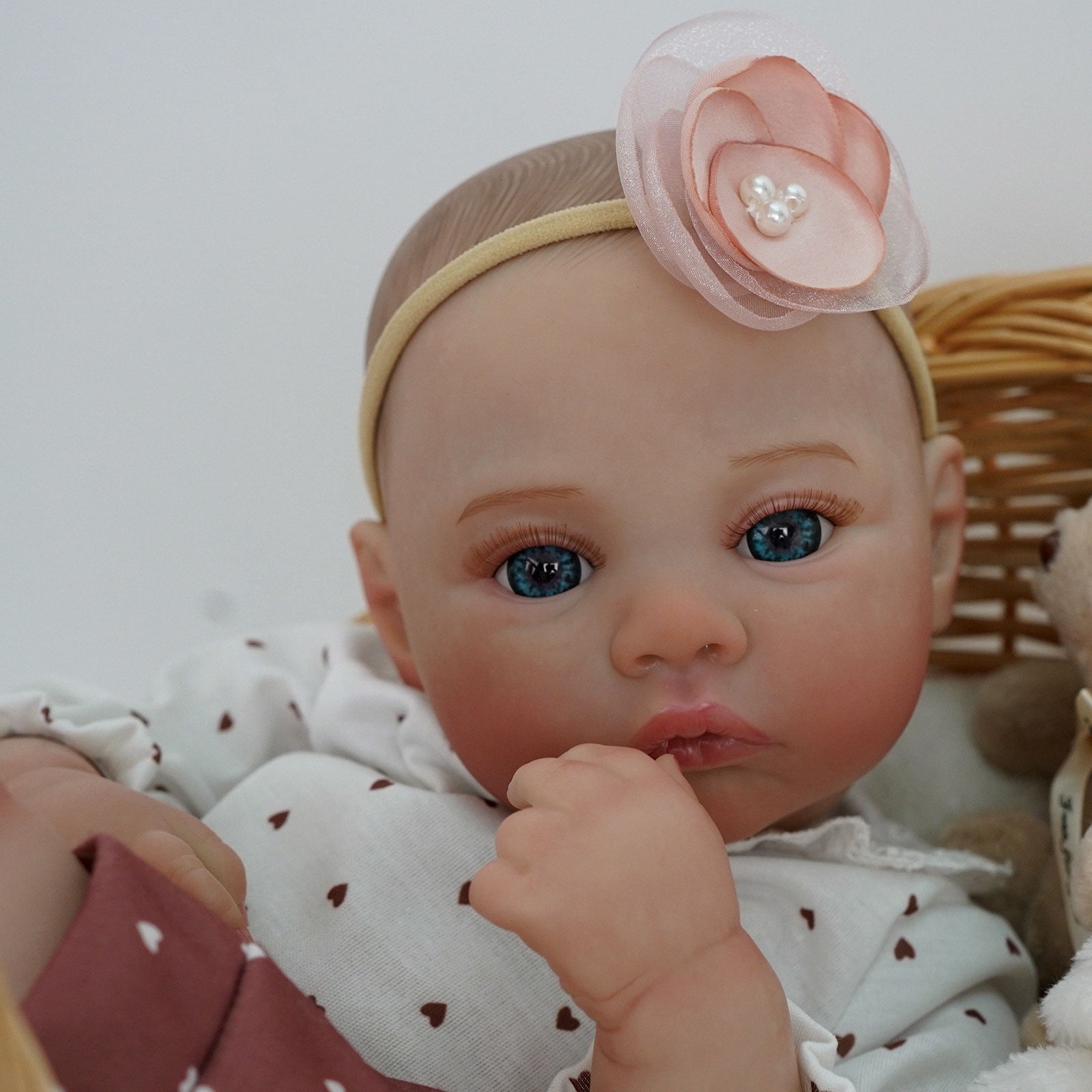18 Inch Lifelike Reborn Baby Doll - Simulated Newborn Baby Doll Girl ...