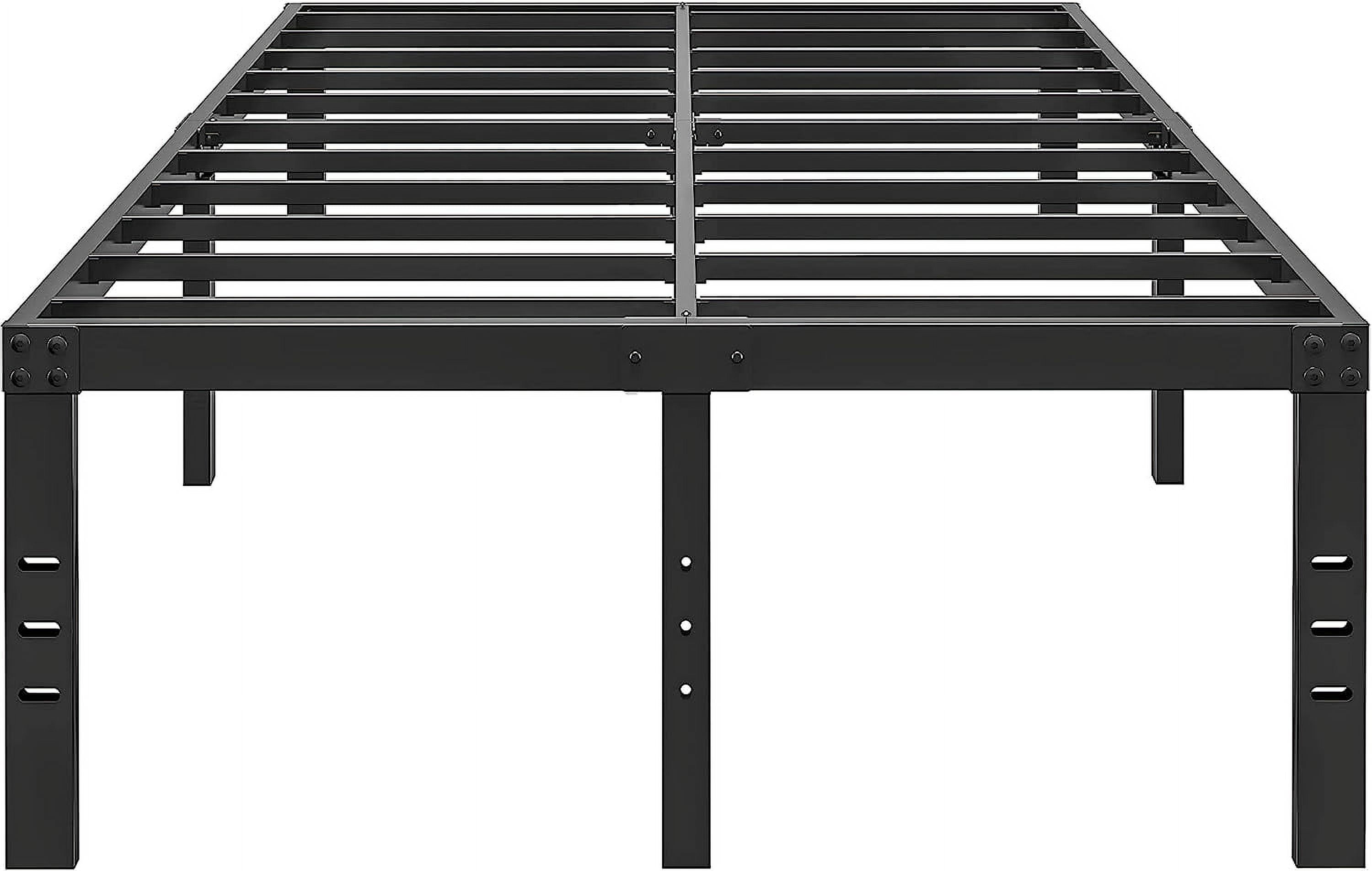 18 Inch Metal Bed Frame Queen Size No Box Spring Needed - Easy Assembly ...