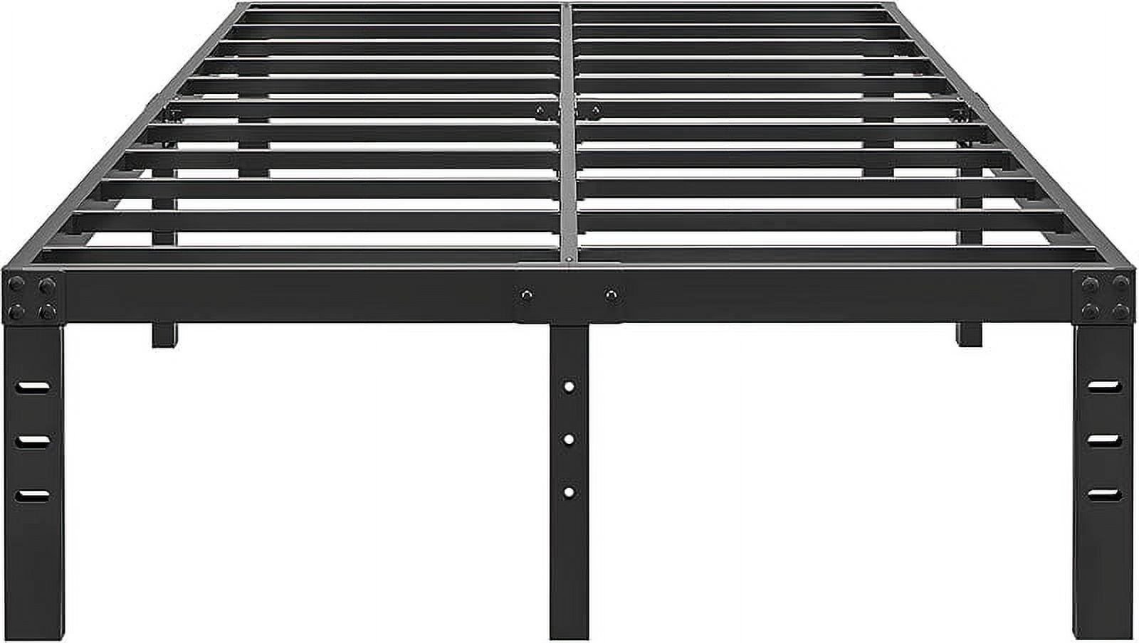 18 Inch Metal Twin Bed Frame No Box Spring Needed - Easy Assembly Heavy ...