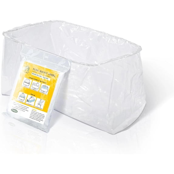 18 Inch Paint Tray Liner, Plastic Paint Bucket Inner Liner Bags for ...