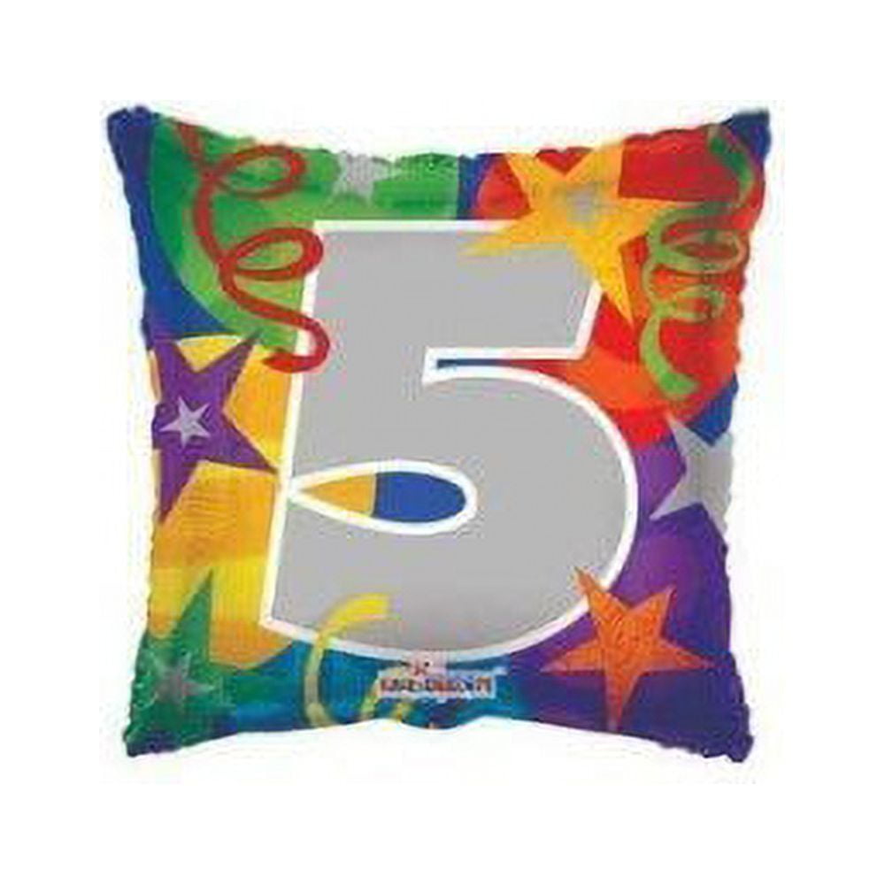 18 Inch Party Number 5 Balloon - Walmart.com