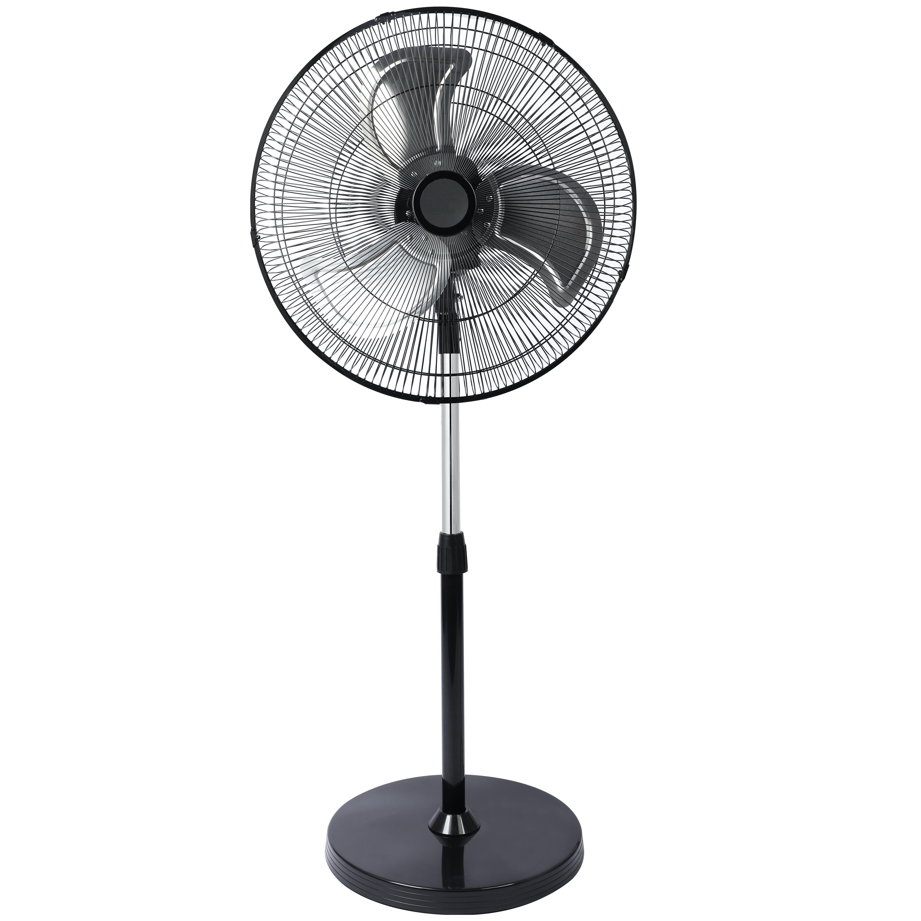 18 Inch Pedestal Standing Fan, Heavy Duty Industrial Stand Fan with 3 ...
