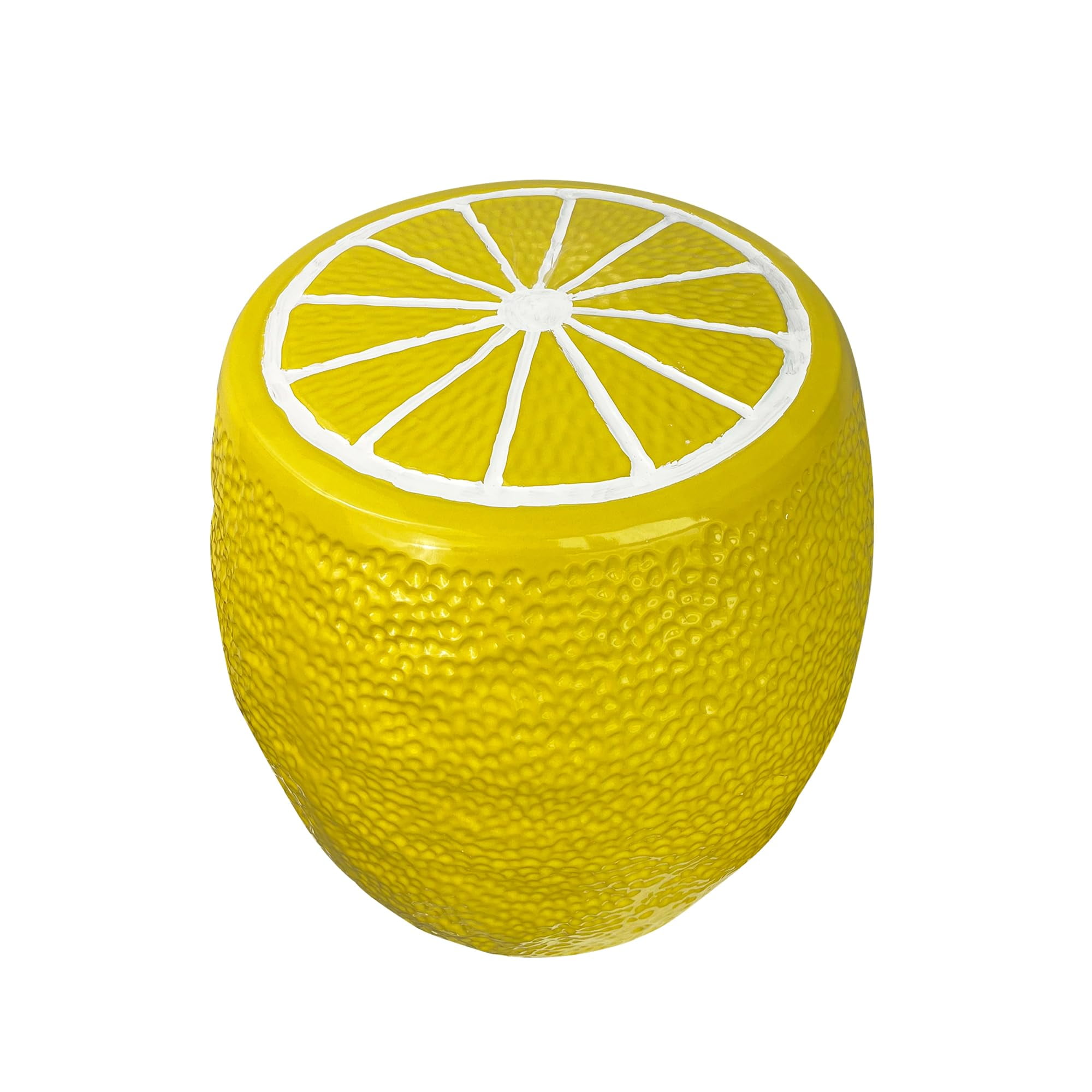 18 Inch Plant Stand Garden Stool, Ceramic Fruit Stool，Accent Stool ...