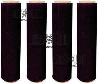 18-Inch Plastic Film Pallet Shrink Wrap, 1200 Linear Feet 80 Gauge ...