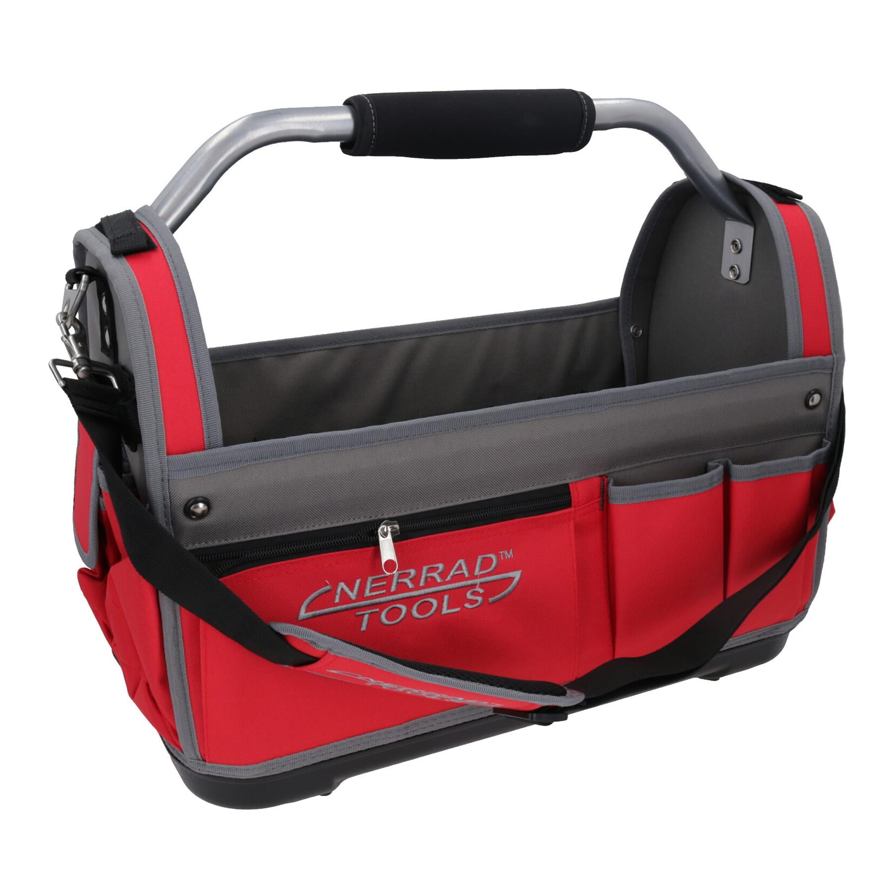 18 Inch Plumbers Tote Tool Storage Holder Carry Bag Solid Handle + Base ...