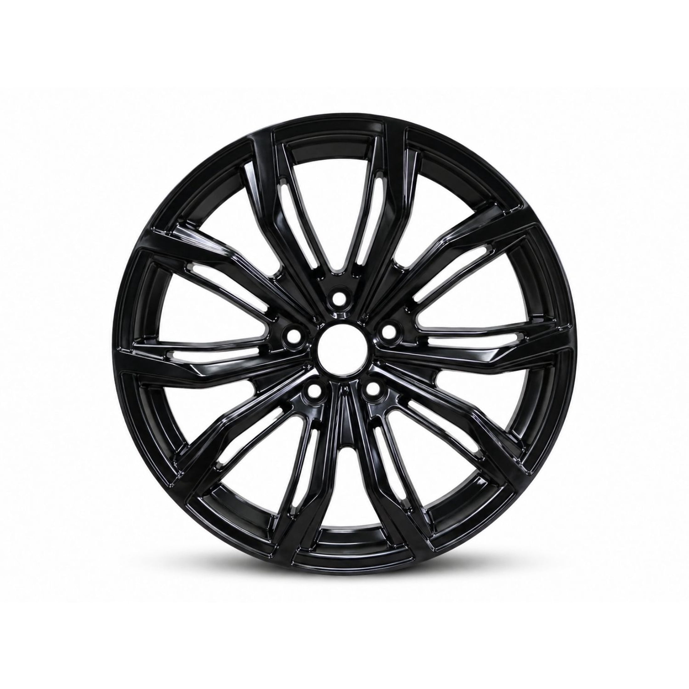 18 Inch Satin Black Alloy Wheel for 2015-2016 BMW 428i Gran Coupe 5 Lug ...
