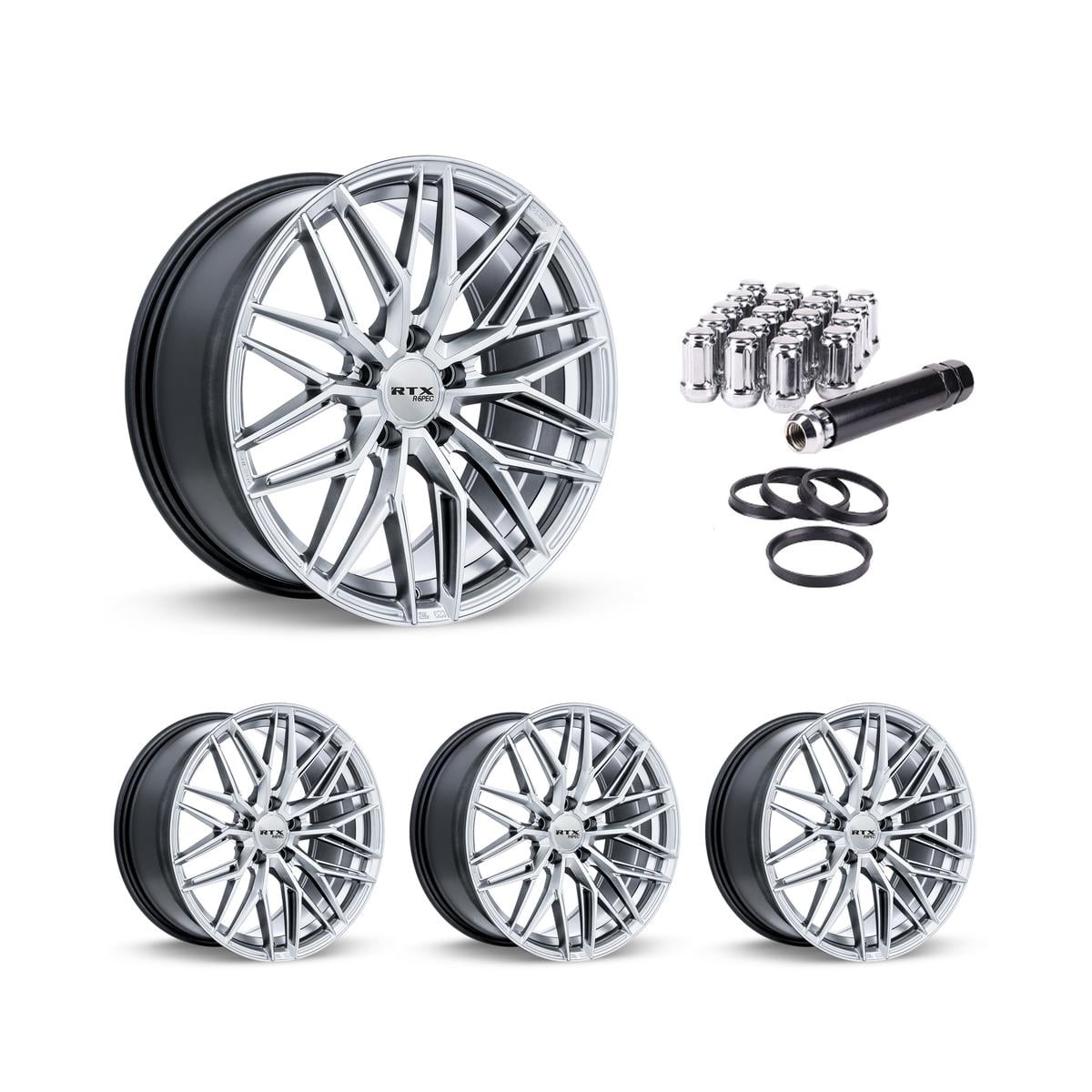 18 Inch Silver Rims (Set of 4) for 1995-2004 Honda Odyssey, RTX 82716 ...