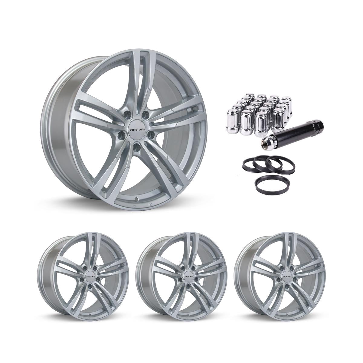 18 Inch Silver Rims (Set of 4) for 2021-2024 Land Rover Defender 110 ...