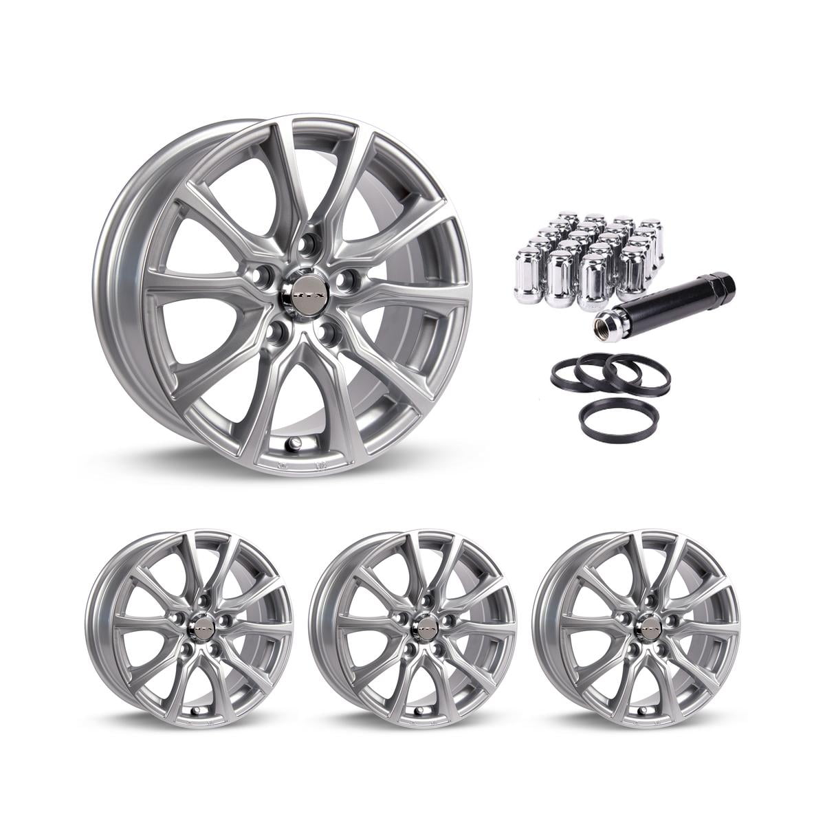 18 Inch Silver Rims (Set of 4) for 2023-2024 Genesis Electrified G80 ...